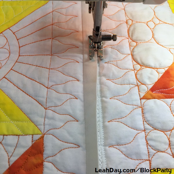 Quilt As You Go - Connecting Sunshine Blocks | Free Motion Quilting ...