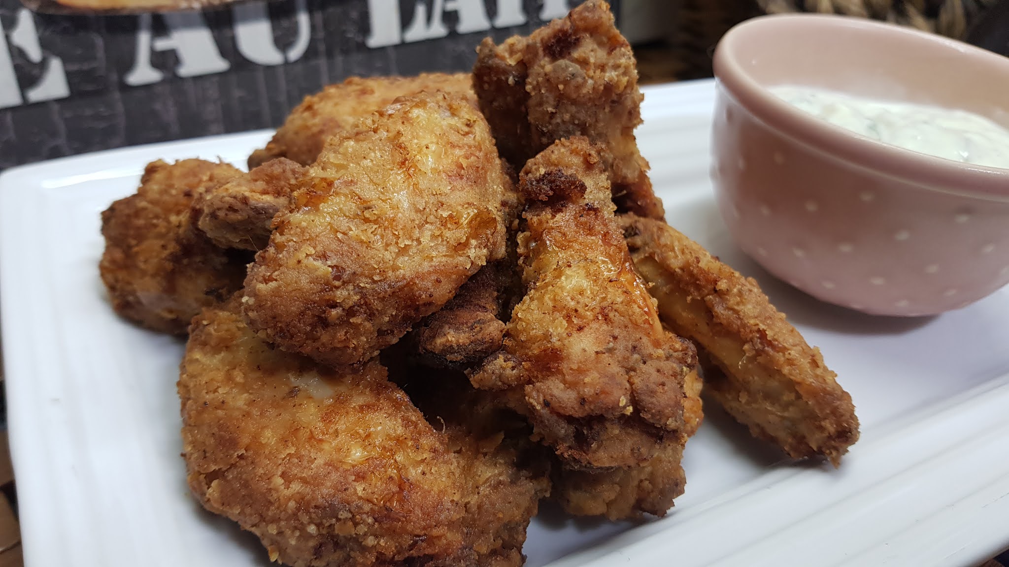 Asinhas de frango crocantes. | Graça - Truques & Dicas