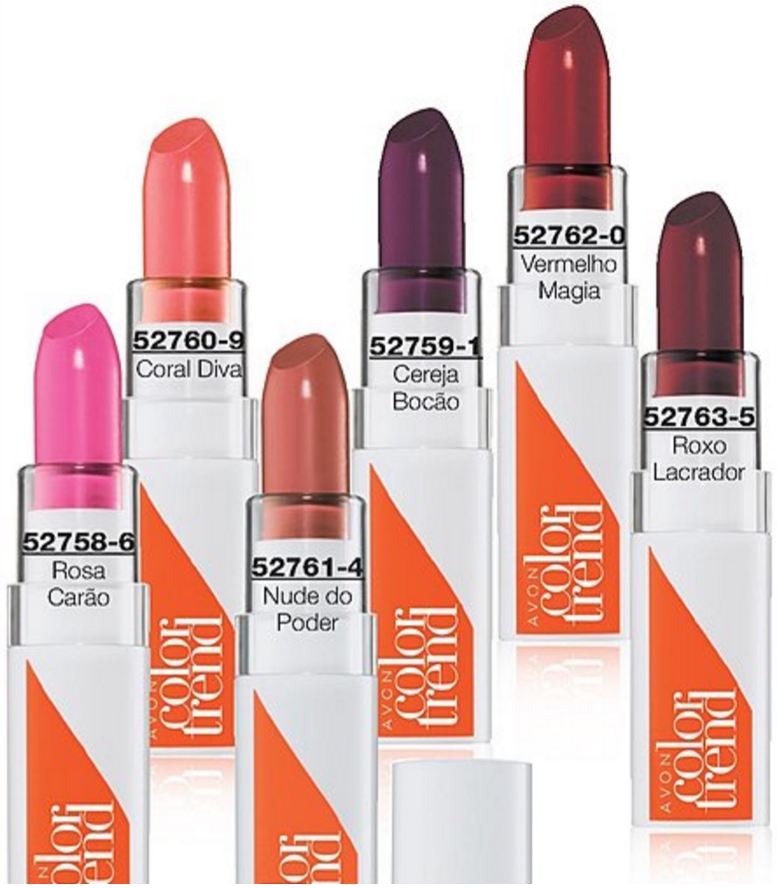 Grazi Cosméticos: Batom Avon Color Trend Efeito Gloss Cor Coral Diva