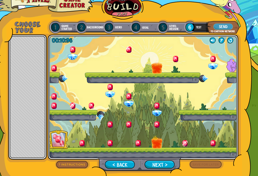 Dimitri Kourouniotis Game Design: Adventure Time Game Creator