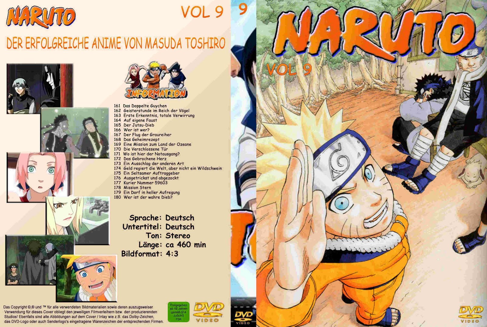 Cover Animes: Naruto DVD Collection: Vol.9 German