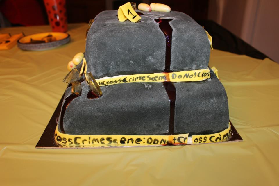 Got Cake?: Crime Scene Graduation Cake