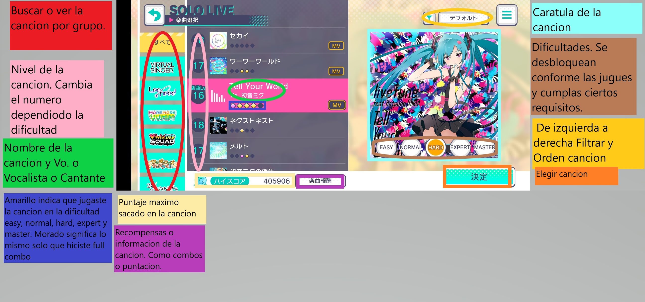 Panda Sakura Blog: Tutorial de la interfaz de Project Sekai Colorful ...