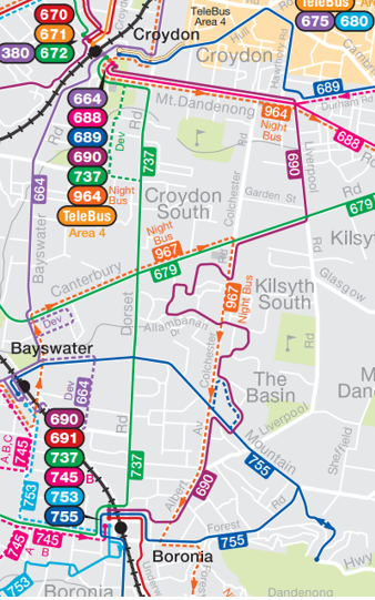 Melbourne on Transit: Timetable Tuesday #125: Croydon's bus 690