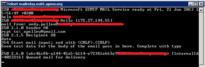 IT Help and Advice: Testing SMTP Connections Using Telnet