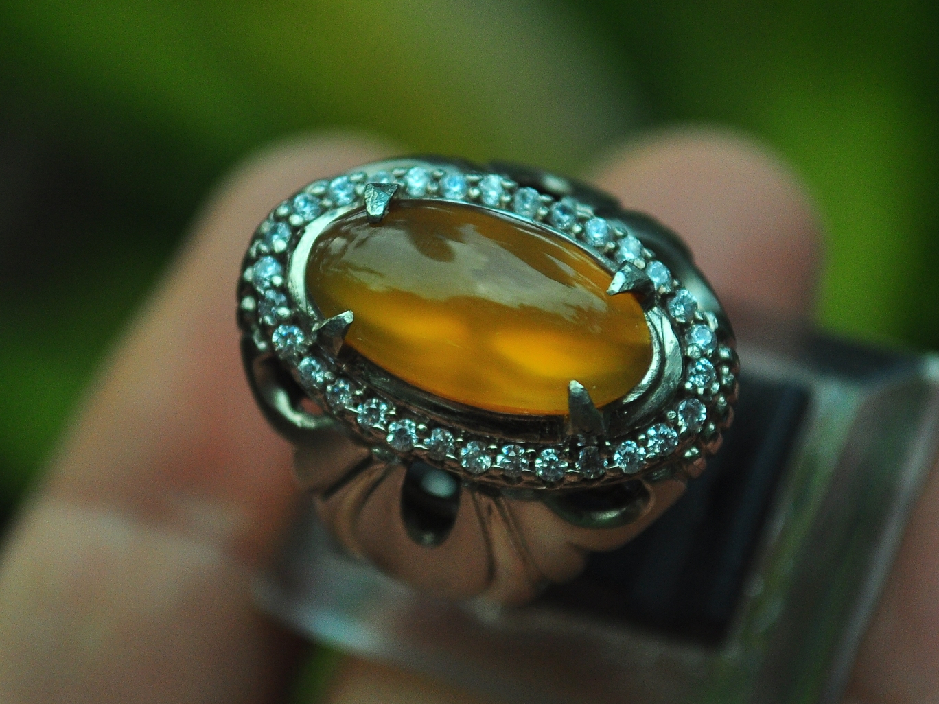 Batu Akik Yellow Chalcedony ikat alloy | TERJUAL / SOLDOUT ...