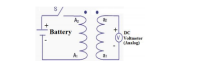 Polarity test of transformer.