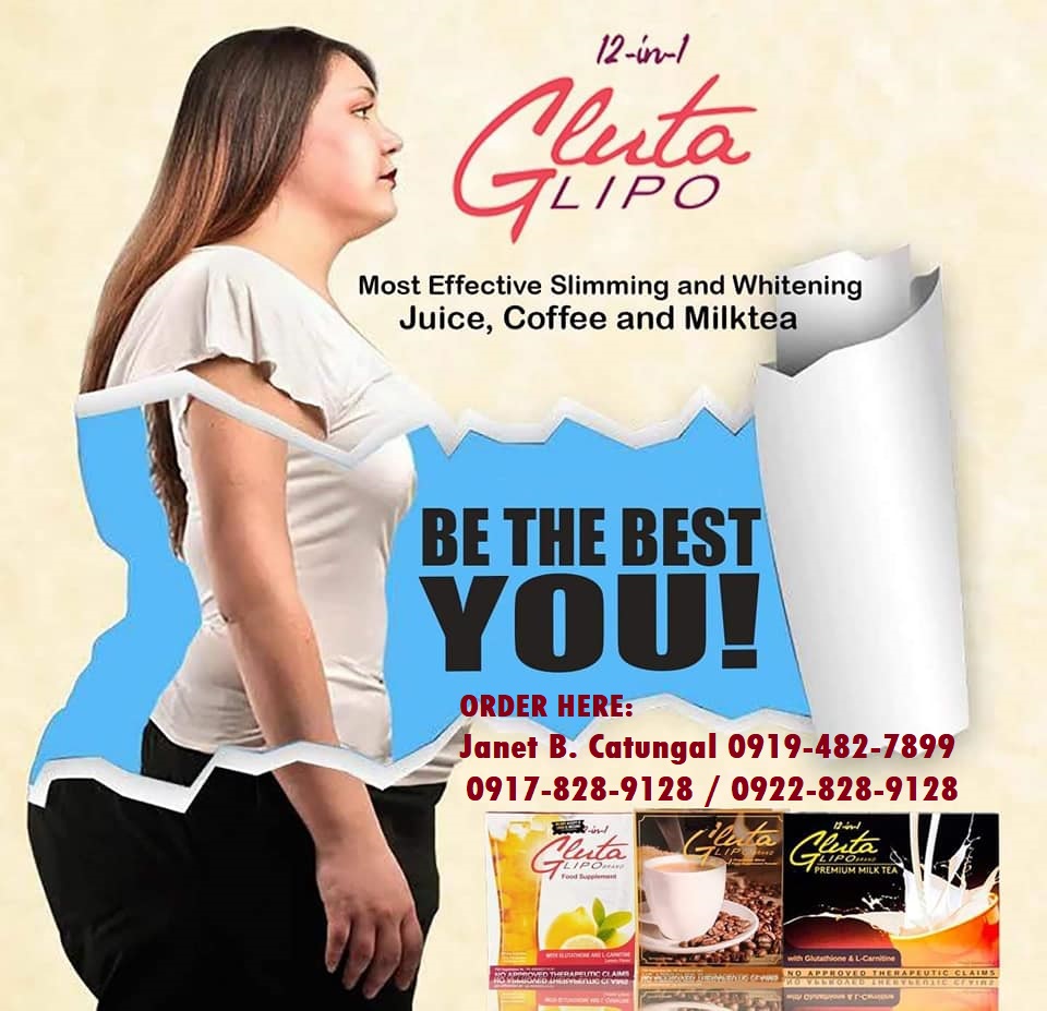 GLUTA LIPO COFFEE, JUICE & MILK TEA: GlutaLipo 12in1