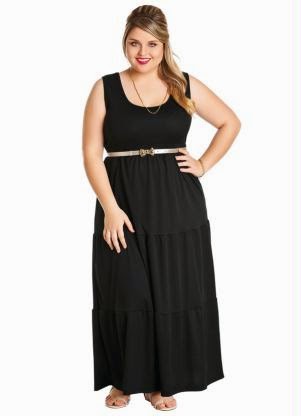 Fofinha Simpática: Dicas plus size!!Como usar vestidos e saias longas!!
