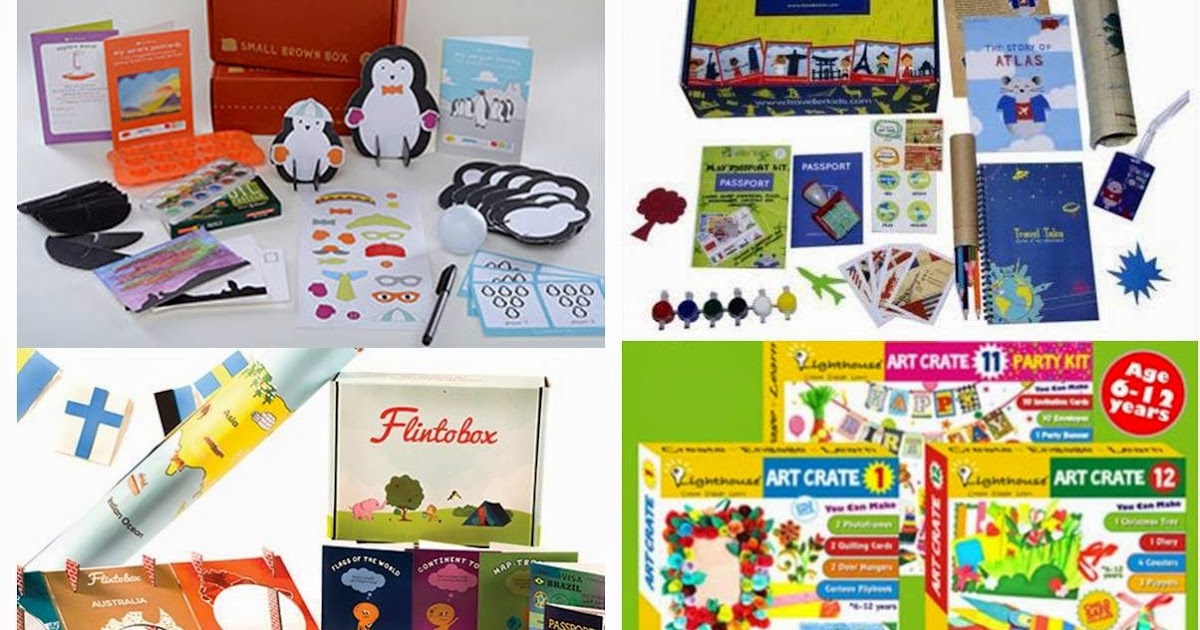 Activity boxes for kids