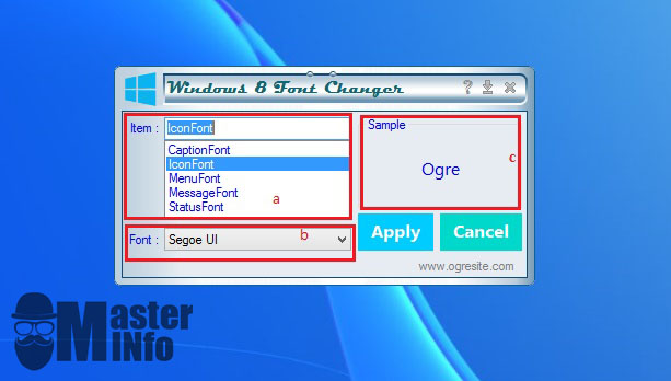 Cara merubah font di windows 8 ~ MasterINfo