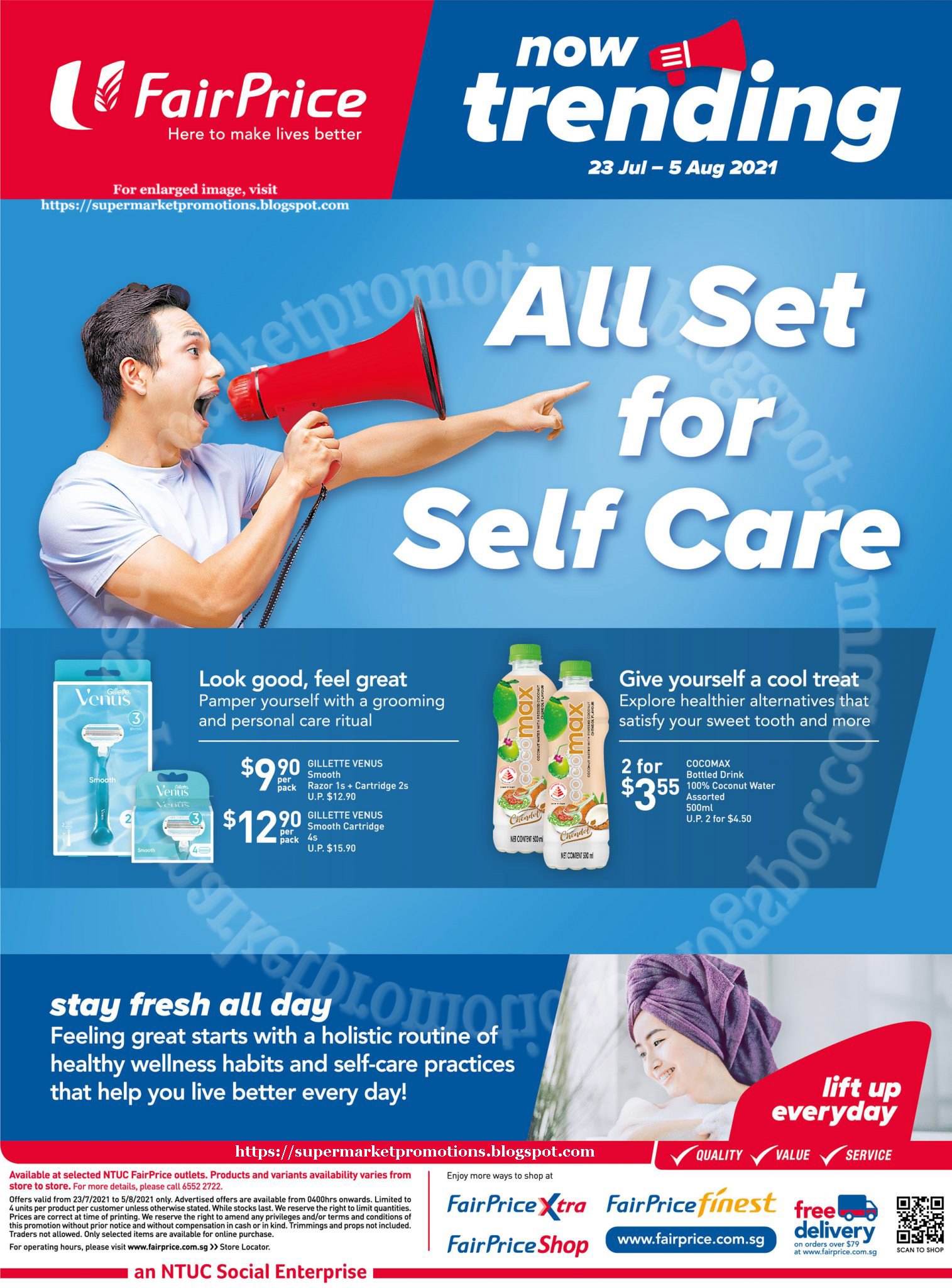 NTUC FairPrice Self Care Promotion 23 July - 05 August 2021 ...