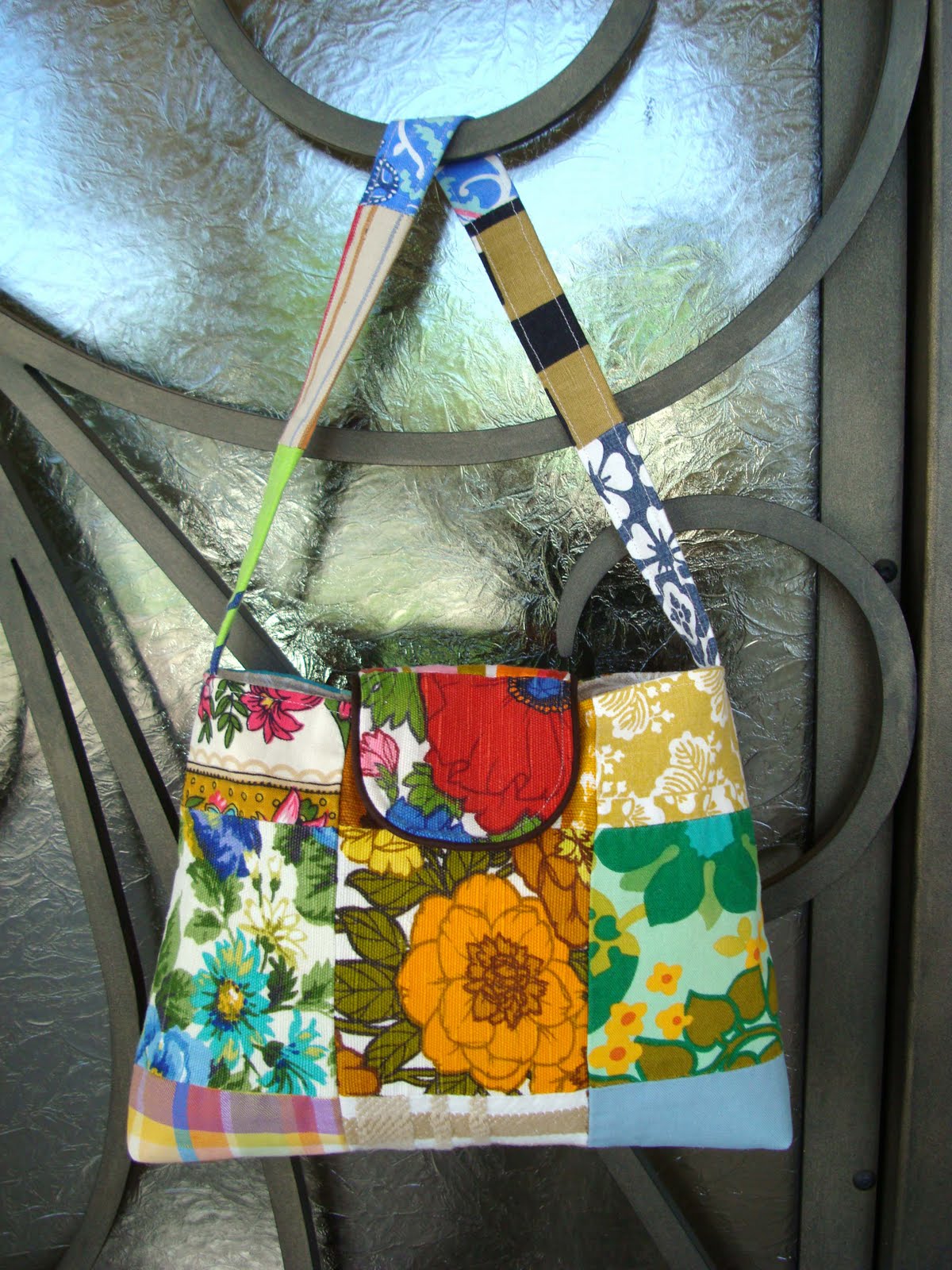 Rick Rack Ruby: Vintage Patchwork Bag