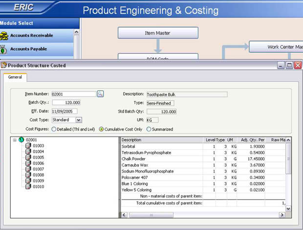 Jupiter Systems, Inc. 1985: ERIC (ERP Software)- Manufacturing