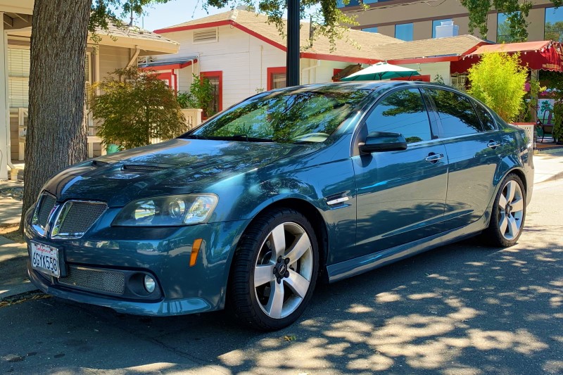 Blue Pontiac G8 Paint