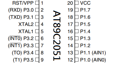 Led blink ic mikrokontrol AT89C2051 dengan bahasa pascal Turbo51 ...