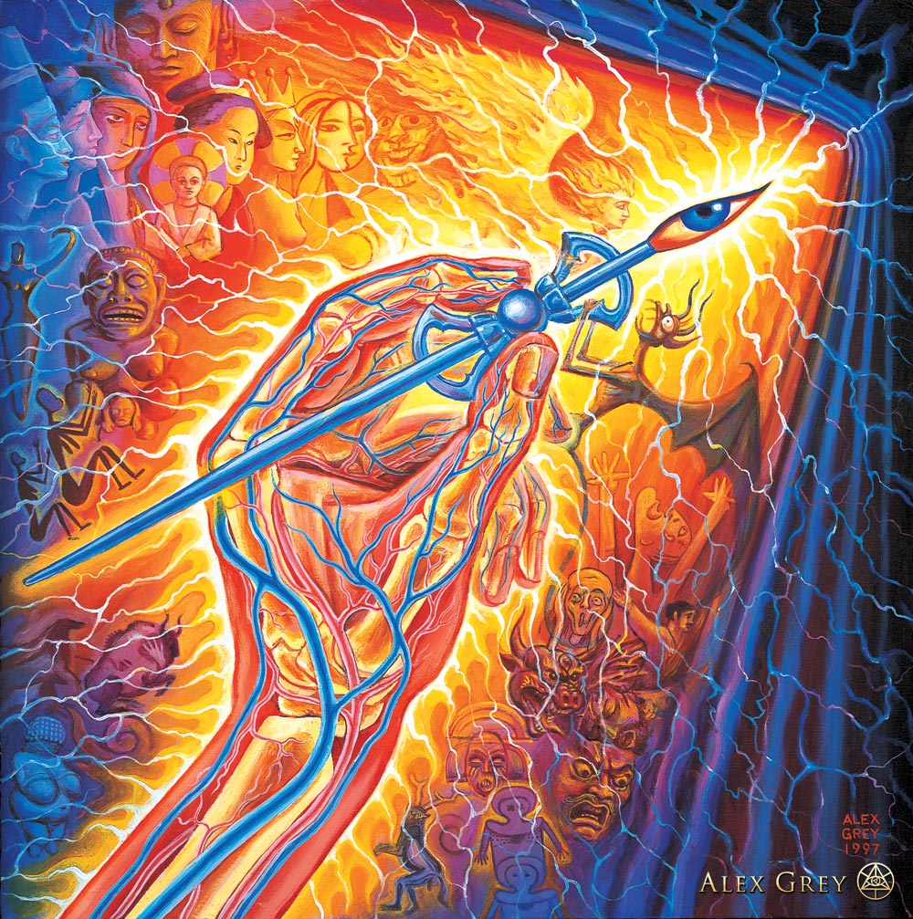 Cromofora La ( Paloma) Contemporary Online Art Gallery: ALEX GREY ...