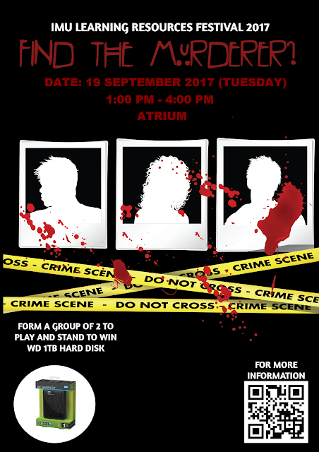 IMU Library Blog: Crime Scene: Find the Murderer