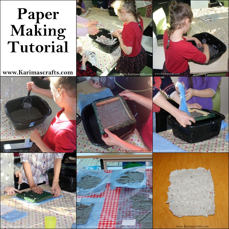 Karima's Crafts: Paper Making Tutorial