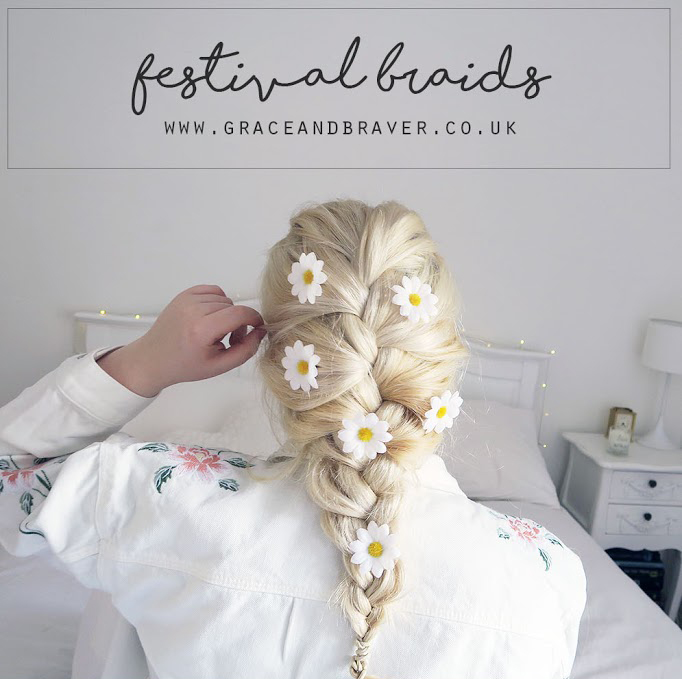 Easy French braid and Space buns Tutorial | Grace & Braver