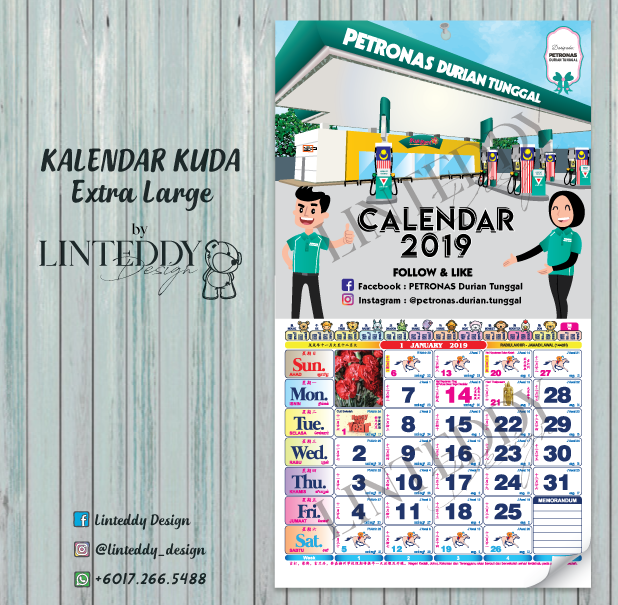 linTeddy Design: Kalendar Kuda (CLOSED NOW)