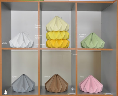 LAUsNOTEbook: Origami paper light + laser cut paper vases