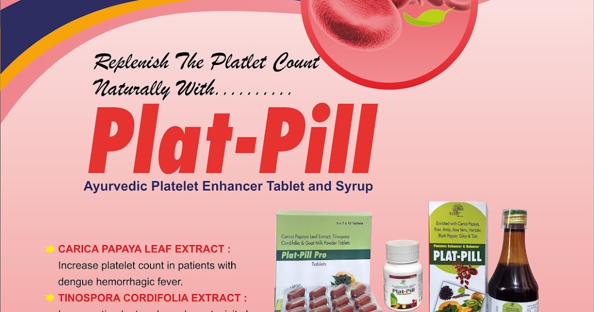 Ayurvedic Platelets Enhancer Tablets and Syrup