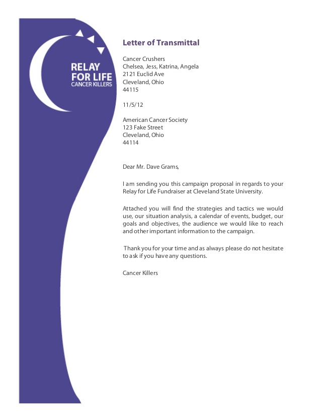 Relay For Life Donation Letter Template ~ Resume Letter
