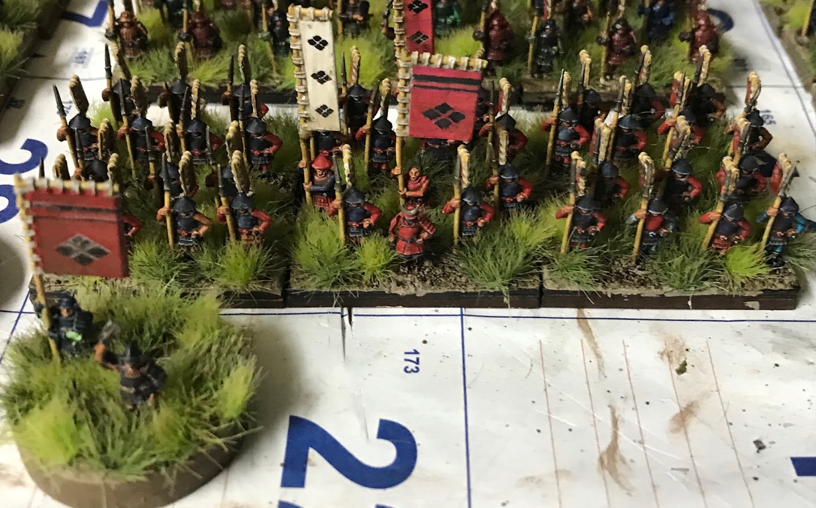 The mountain of lead and gamer's A.D.D.: 10mm Samurai Army Pics