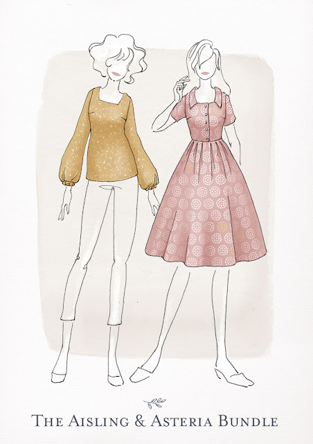 New Pattern Release! The Asteria Dress and the Aisling Blouse ...