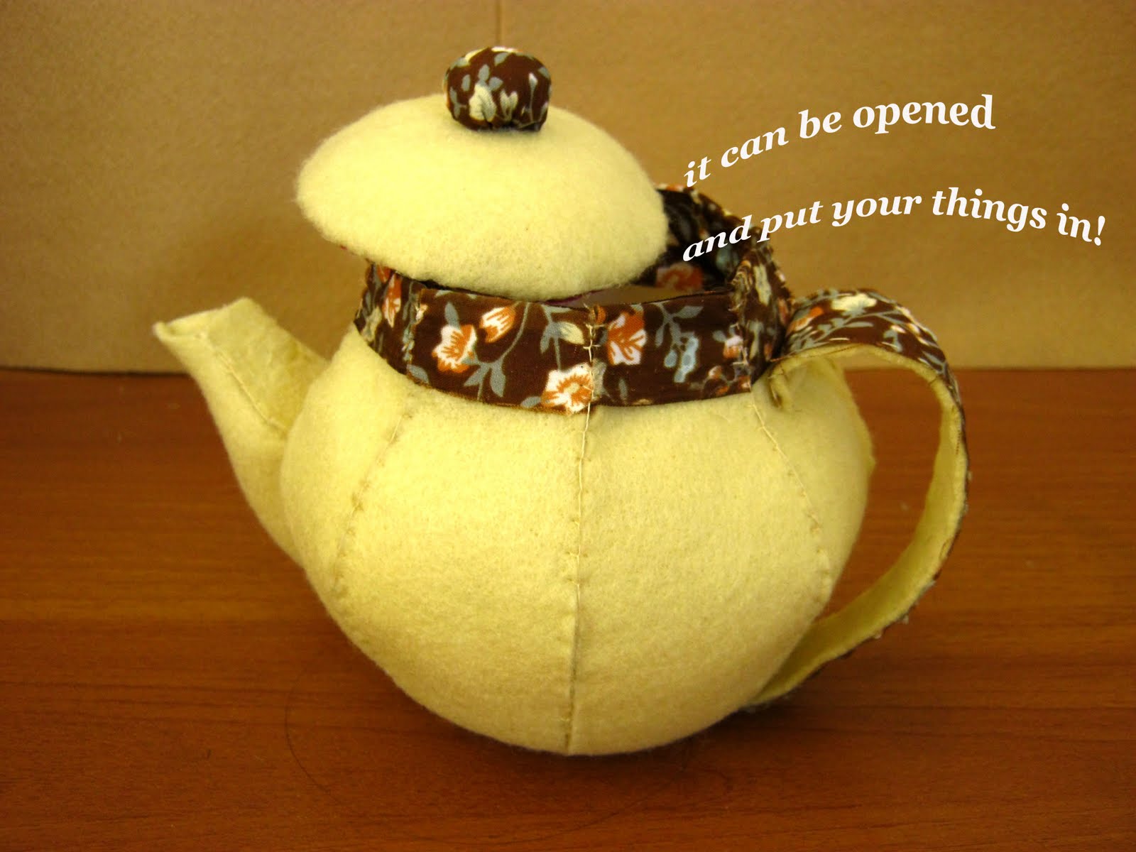 Felt so sweet Handmade Craft: [mommy's felt tea set]