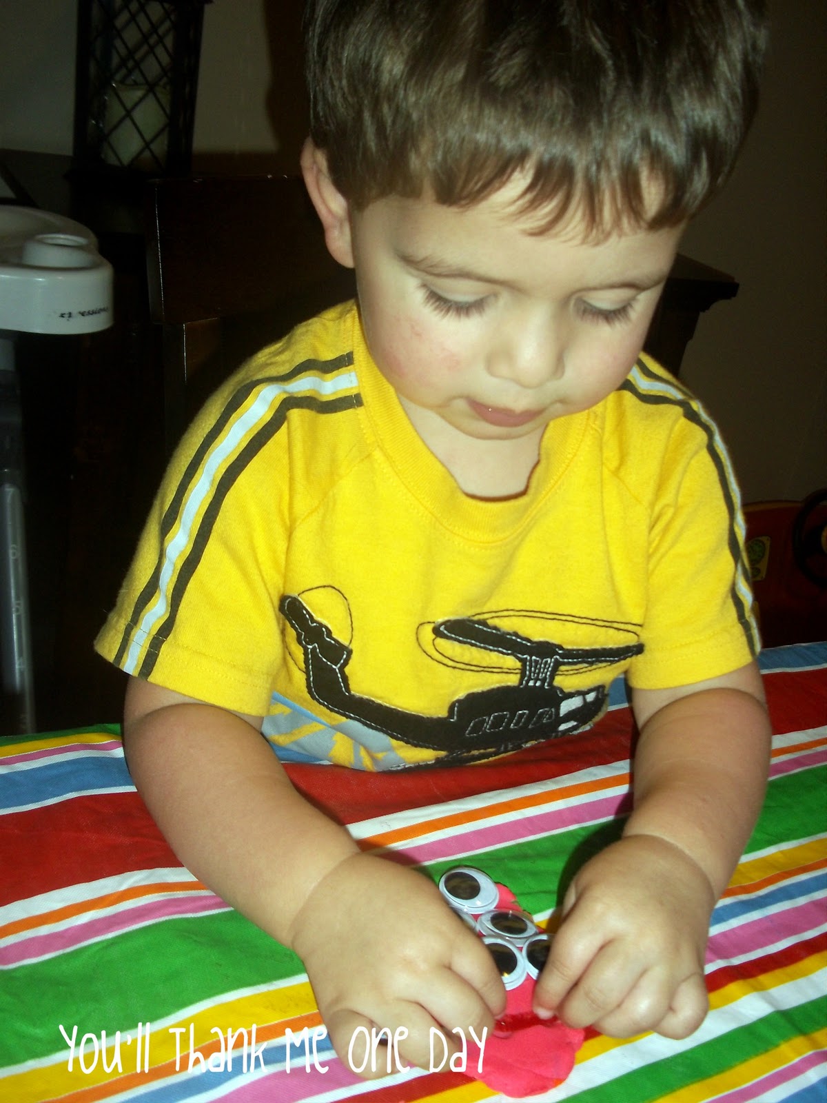 You'll Thank Me One Day: (Not Quite) Scary Play-Dough Monsters