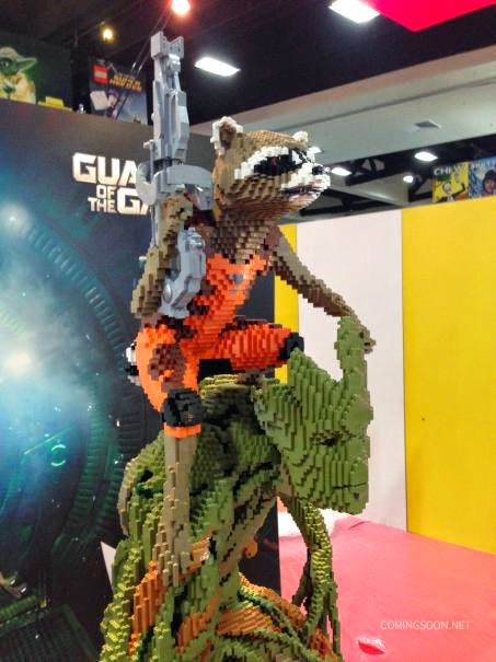 Comic-Con 2014 Preview Pics: GUARDIANS OF THE GALAXY Displays at Marvel ...