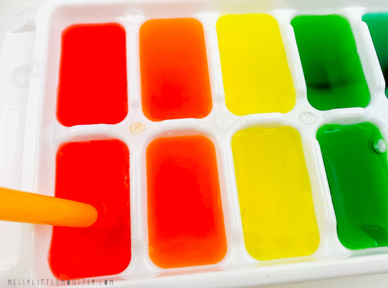 Rainbow Ice Snow Activity for Kids - plus ideas for if you have no snow ...