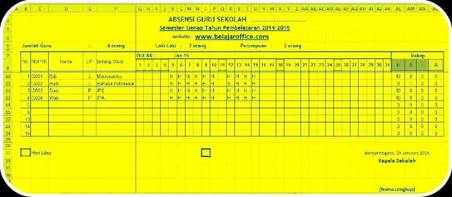 Download File Aplikasi Absensi Guru Terbaru Dan Tercanggih Gratis ...