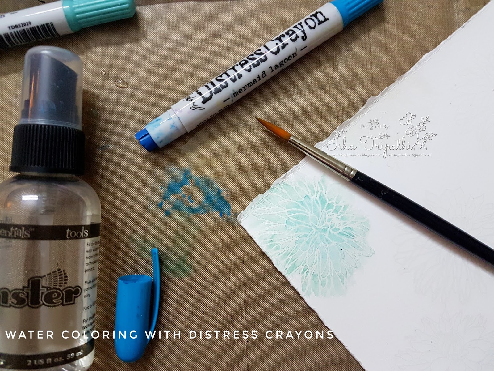 Crafters Corner : DISTRESS CRAYON