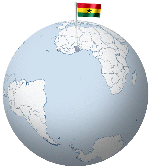 Flag of Ghana (GIF) - All Waving Flags