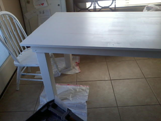 wholesome and homemade : kitchen table love--Homemade Kitchen Table