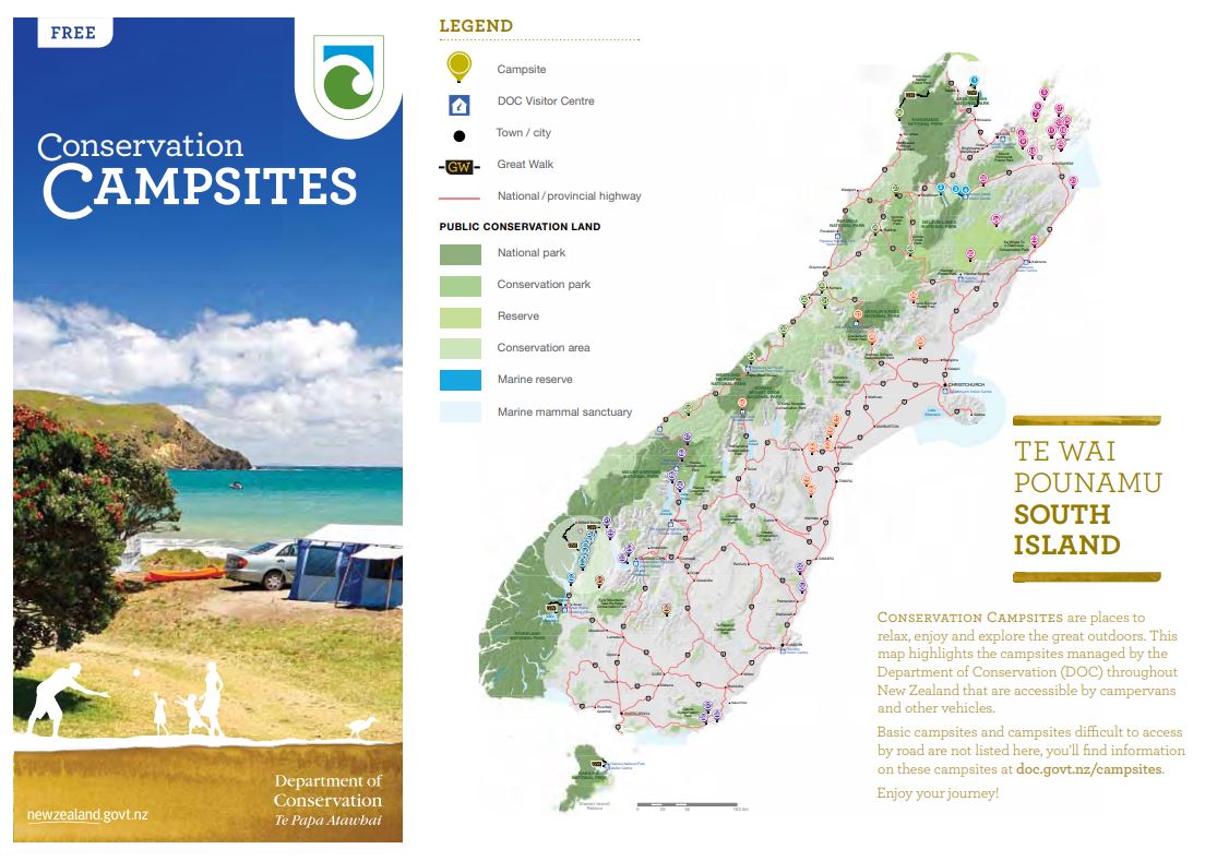 Tramping in the New Zealand backcountry: NZ Bush Adventures: DOC Camp-sites