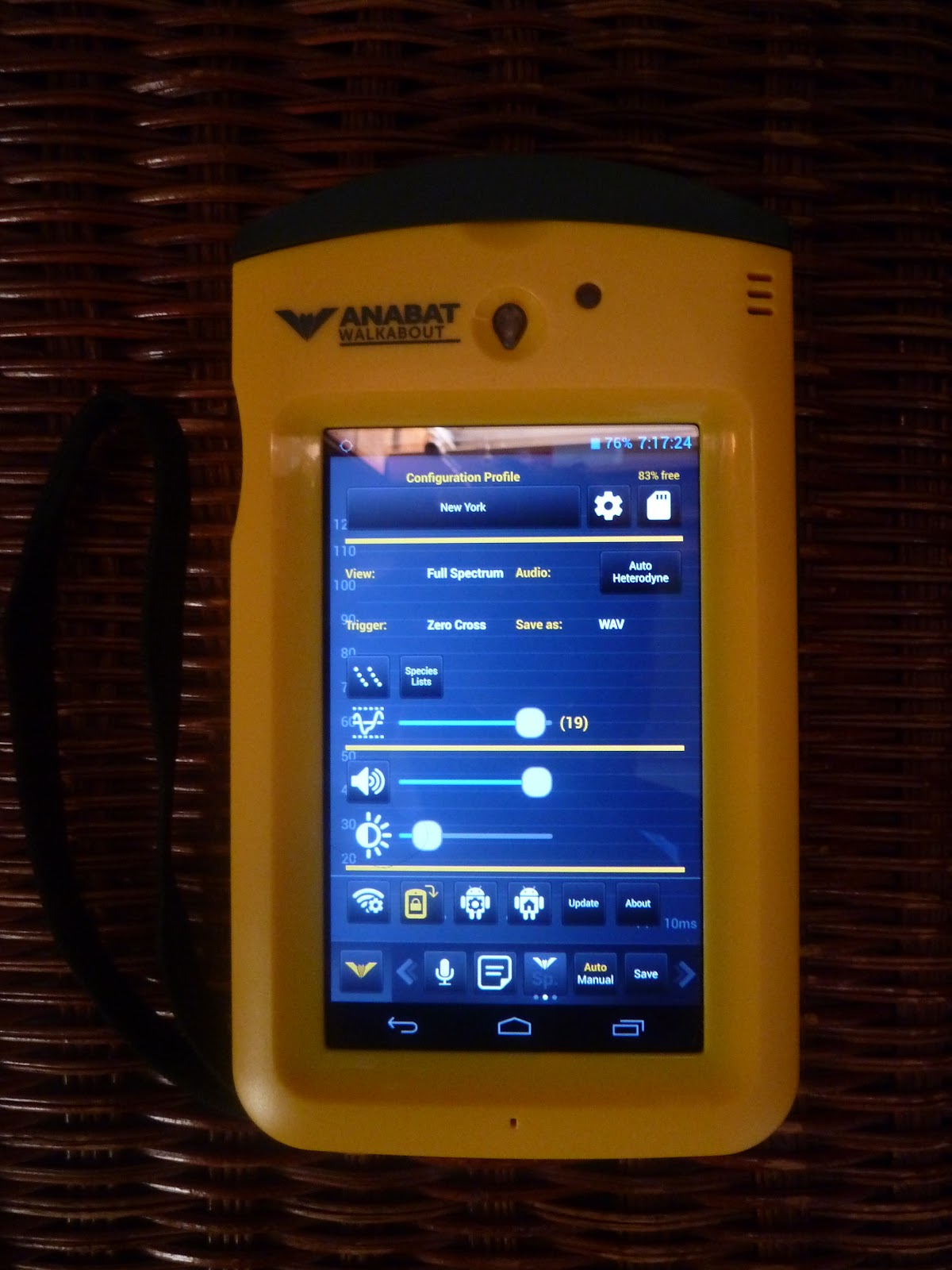 Bat Detector Reviews: Review: The AnaBat Walkabout Bat Detector Part 1 Of 2