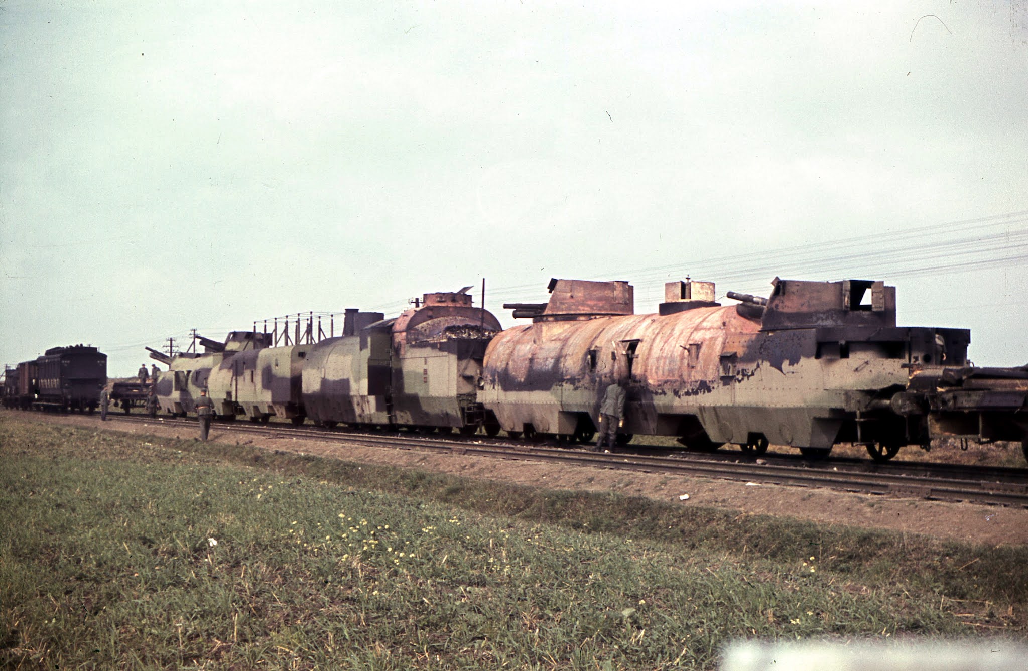 World War II in Color: Polish Armored Train "Danuta"