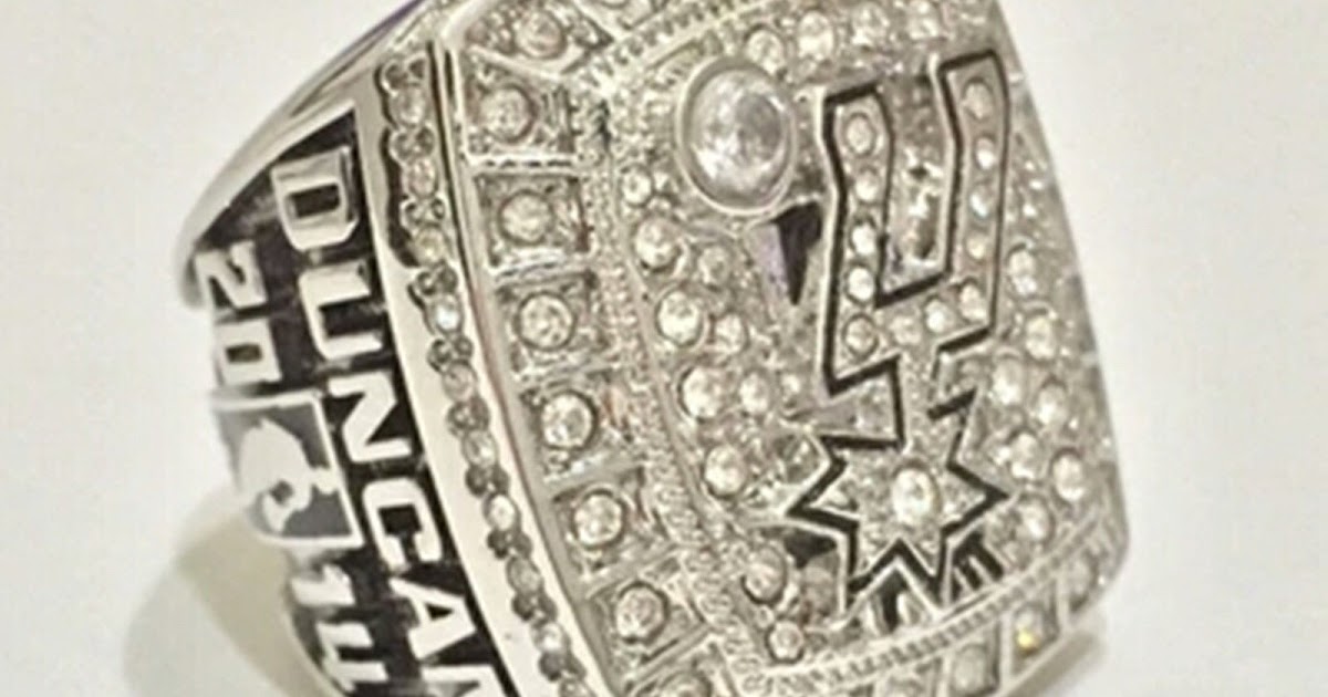San Antonio Spurs NBA Basketball 2014 Championship Ring Tim Duncan ...
