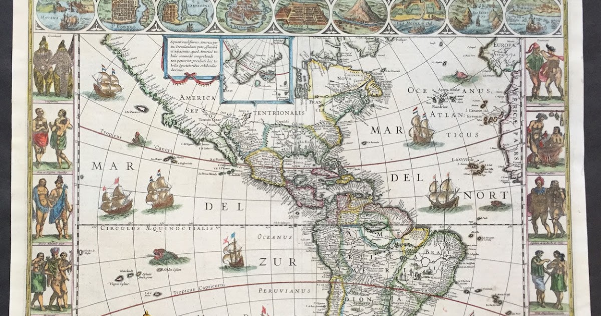 CARTOGRAFÍA E ICONOGRAFÍA ANTIGUAS IBEROAMERICANAS: MAPA DE AMÉRICA ...