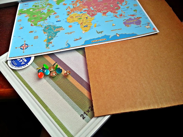 Brilliantrosy Rose: DIY Peta Dunia PinBoard