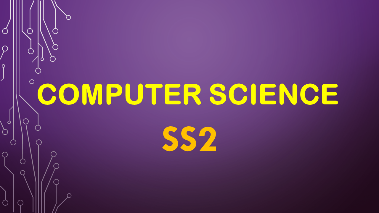 SS2 DATA PROCESSING SCHEME OF WORK
