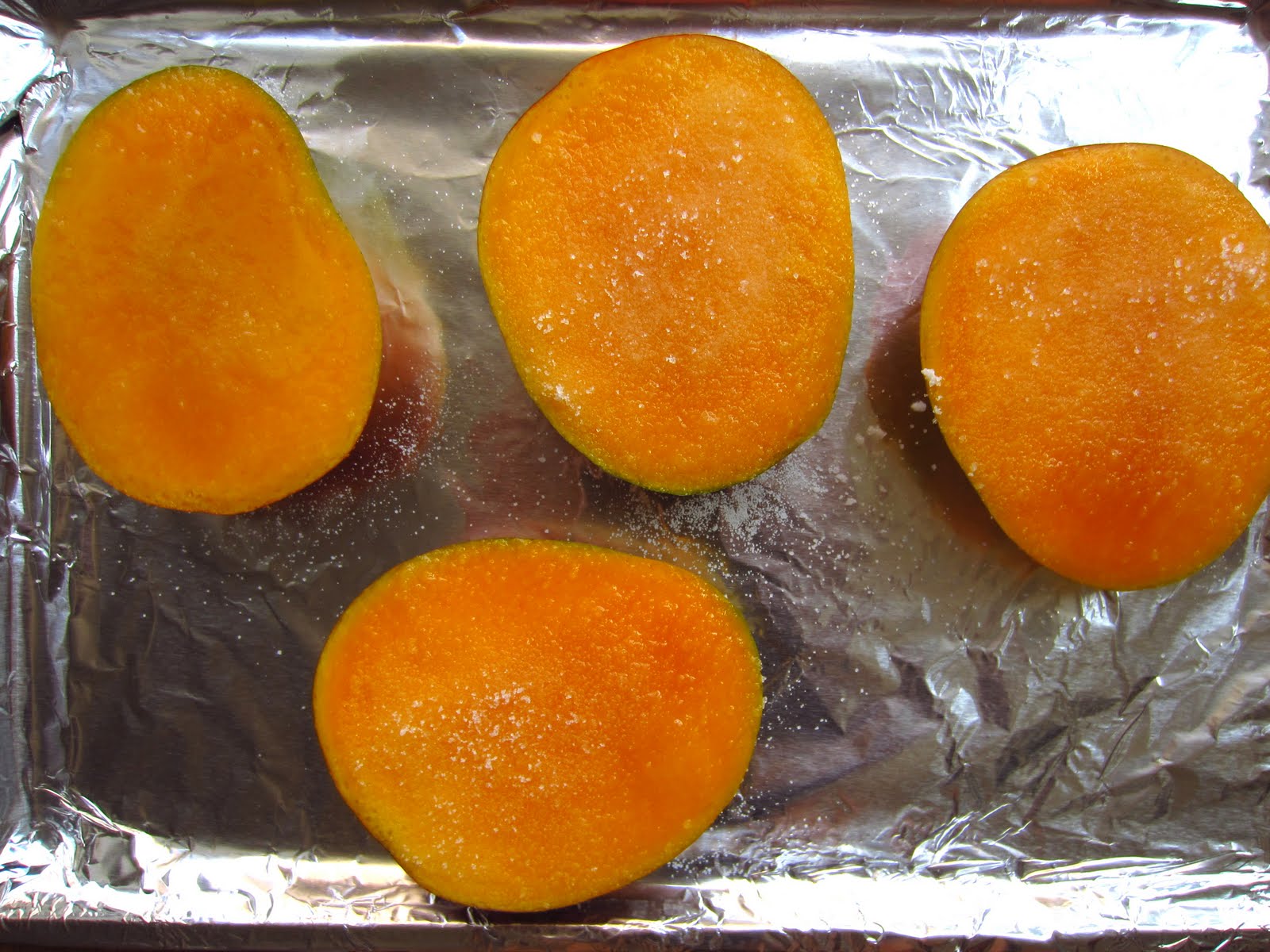 Gluten Free Blondie: Recipe: Warmed Mango Halves with Cinnamon Yogurt Sauce