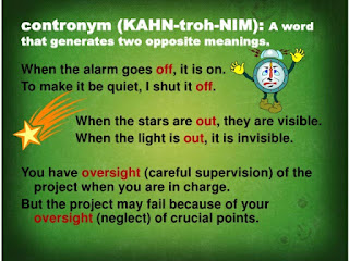 CONTRONYM: Did you know a word can be its own opposite? Find out!