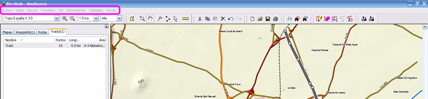 DÁNDOLO TODO!!!: TUTORIAL GARMIN MAPSOURCE