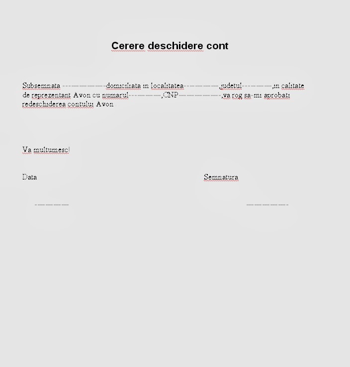 Daca doriti sa redeschideti contul vreodata faceti o cerere de ...