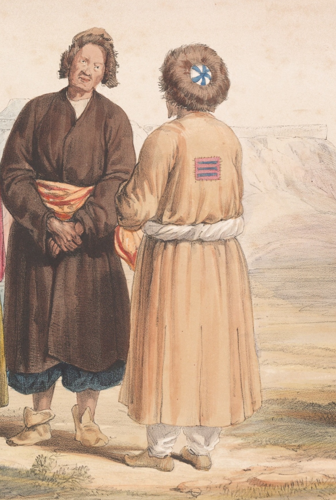 History of Pashtuns: Hazara men from villages near Ghazni,1840 (c)